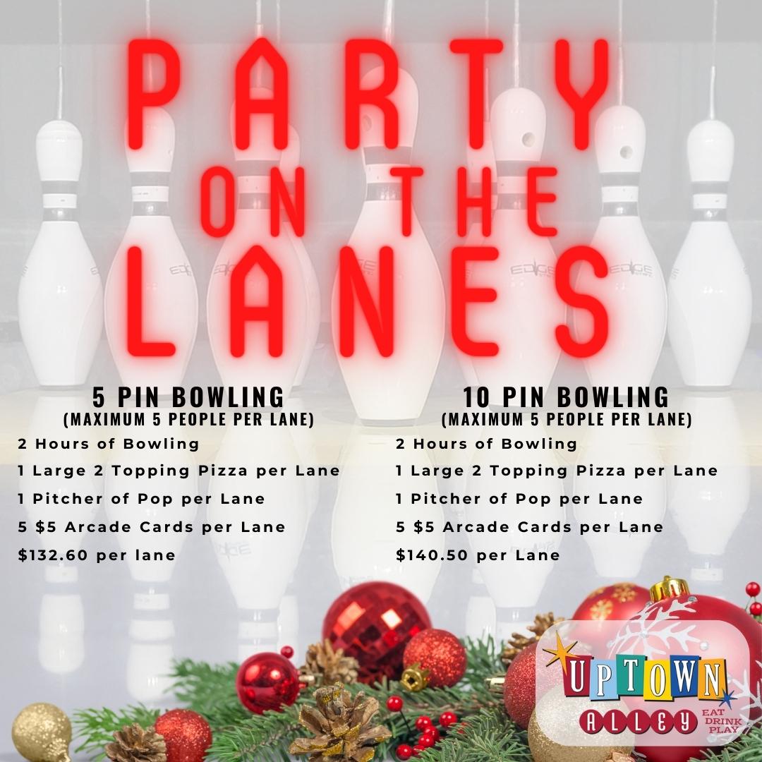 Celebrate with a Party on the Lanes at Uptown Alley in Winnipeg